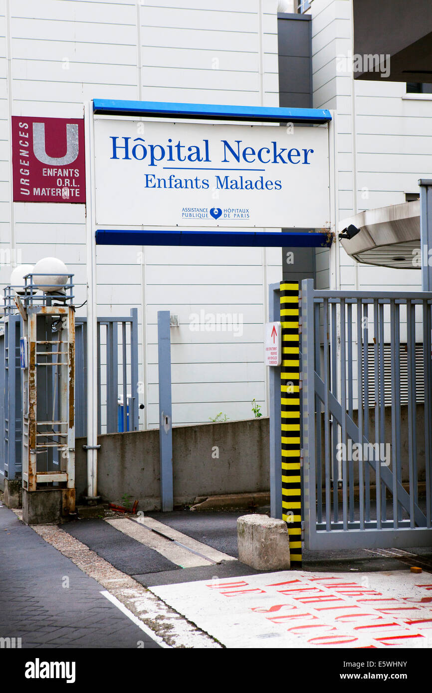 Necker hospital, paris Stock Photo - Alamy