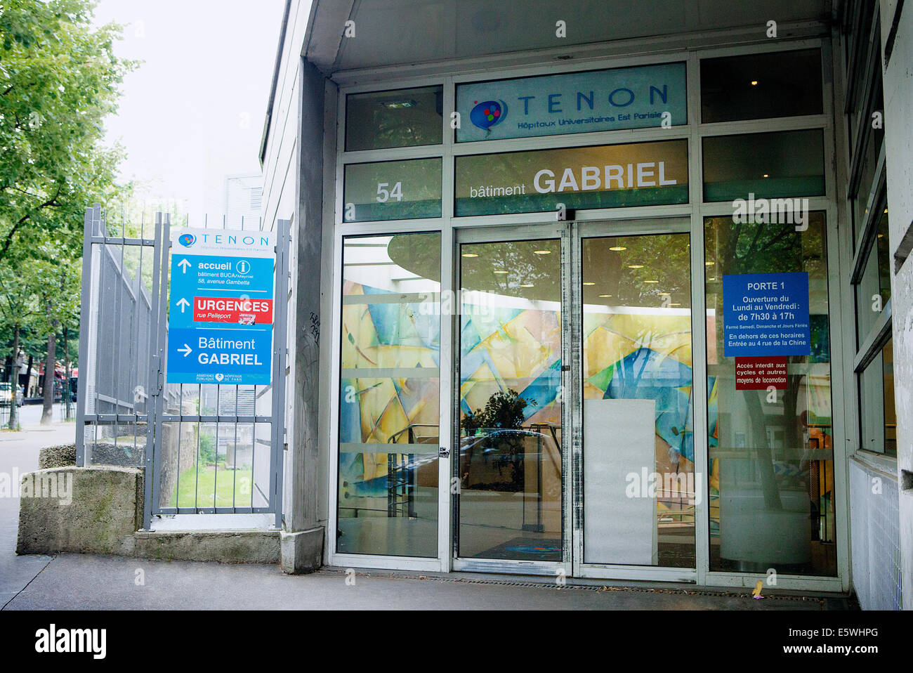 Tenon hospital, paris Stock Photo - Alamy