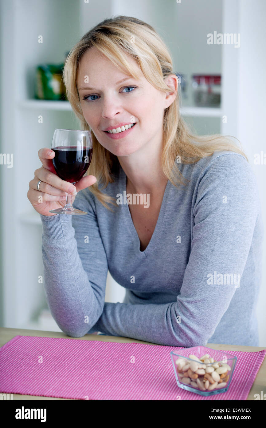 Old woman drinking alcohol hi-res stock photography and images - Alamy