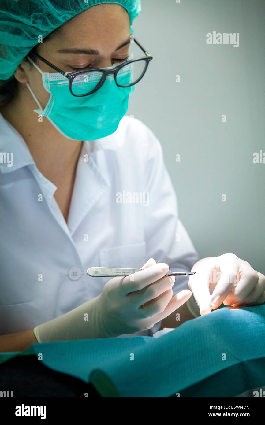 Dermatological beauty spot hi-res stock photography and images - Alamy