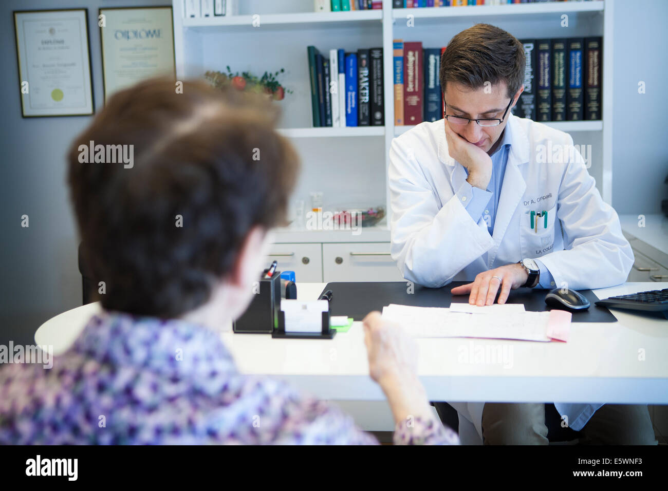 Lady dermatology hi-res stock photography and images - Alamy
