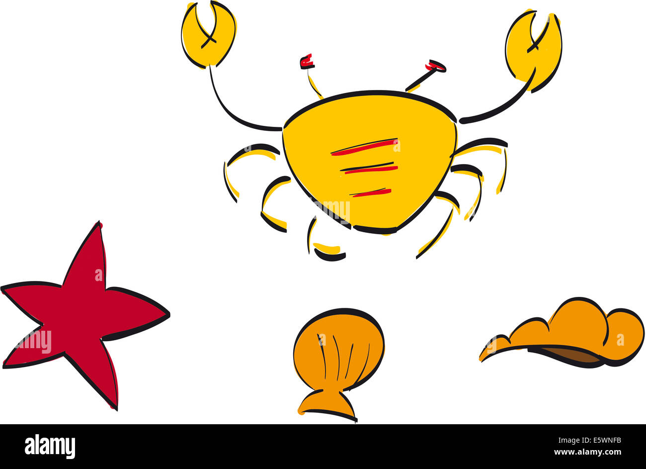 Crabs and friends Stock Photo - Alamy