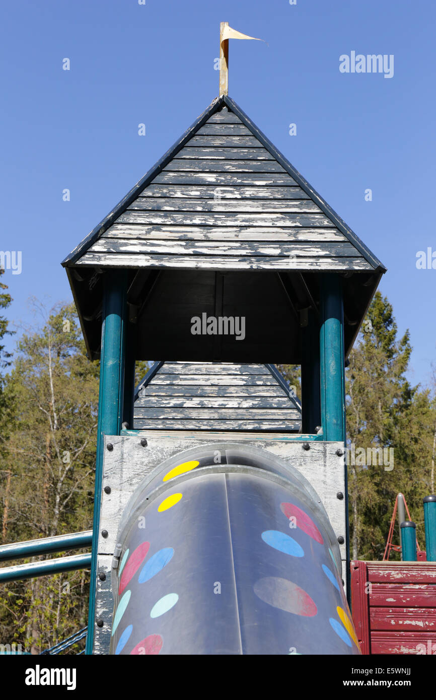 Tunnel slide playground hi-res stock photography and images - Alamy