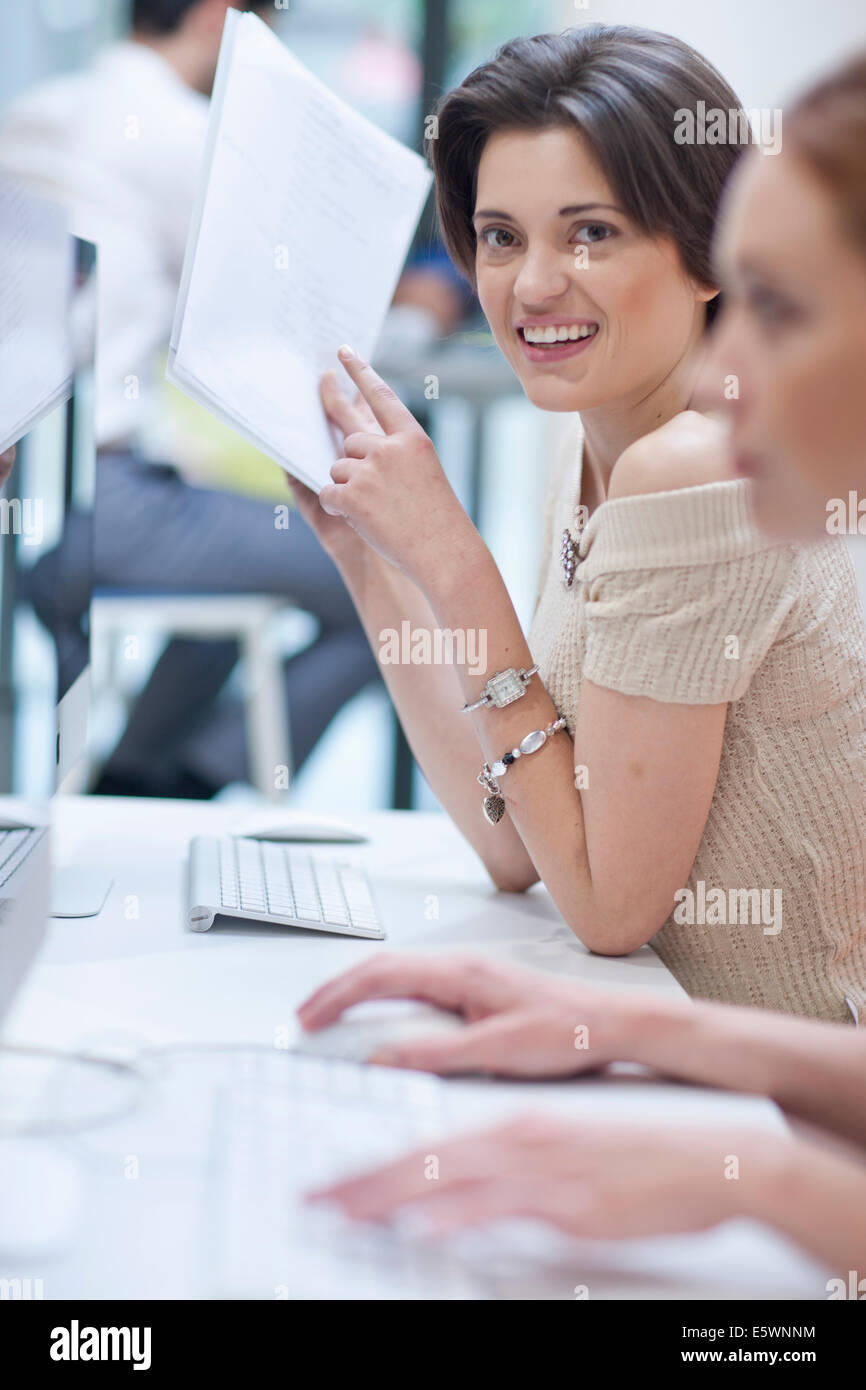 Female Office Desk Paperwork High Resolution Stock Photography and ...
