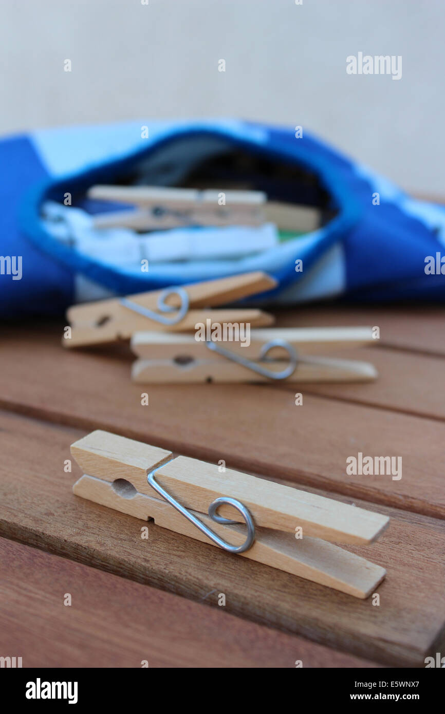 A Peg Bag Stock Photo - Alamy