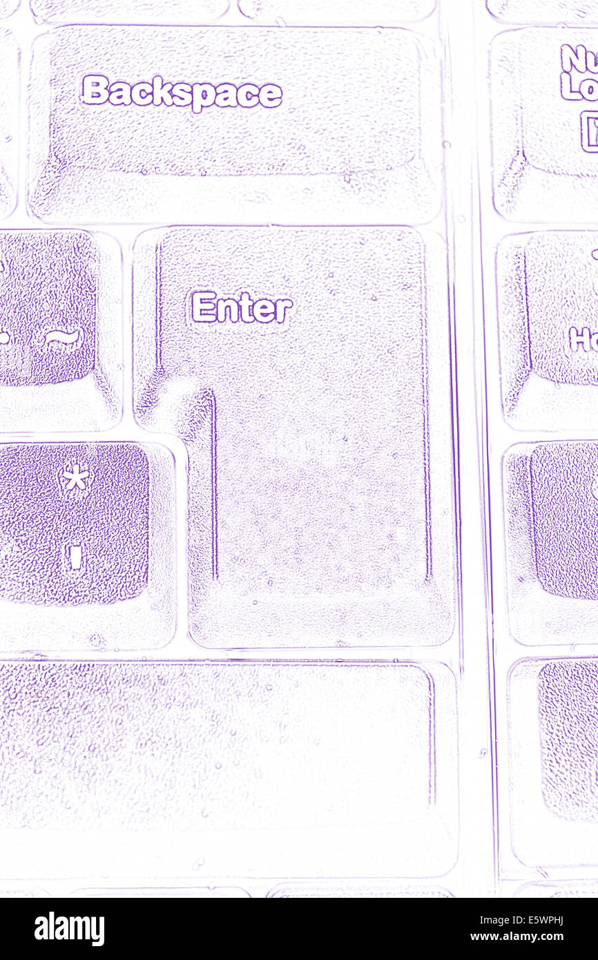 Computer sketch keyboard hi-res stock photography and images - Alamy