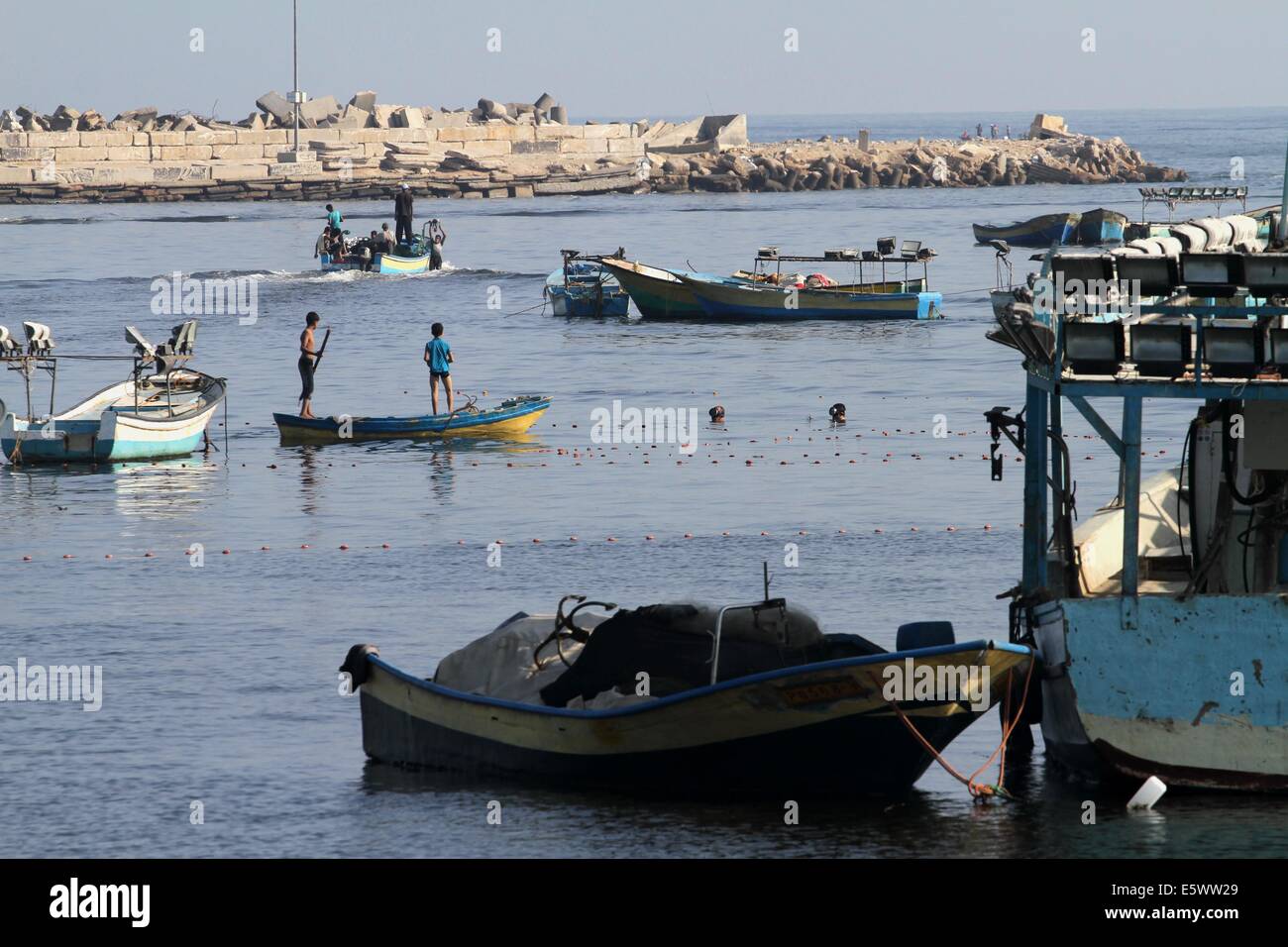 Gaza City, Gaza Strip, Palestinian Territory. 7th Aug, 2014 ...