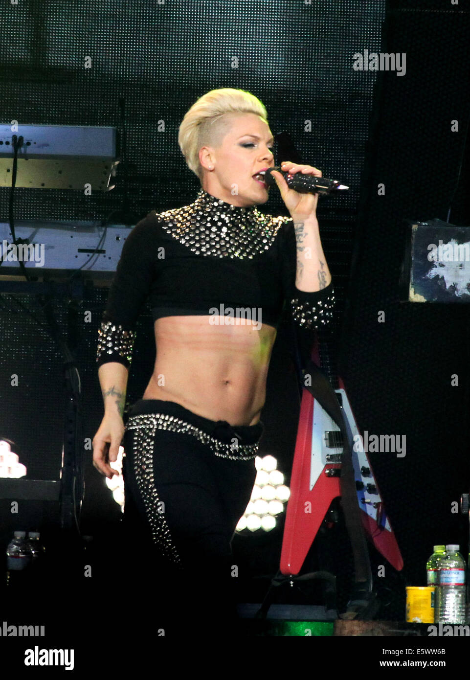 Pink Performs at MGM Grand Garden Arena Las Vegas Featuring: Pink Where ...