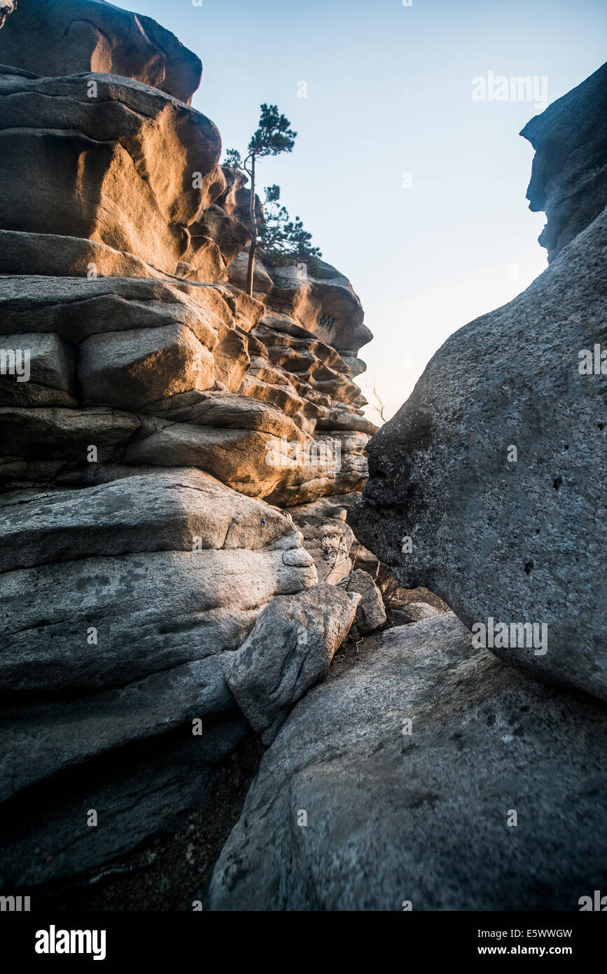 Close up of stacked rock formation Stock Photo - Alamy