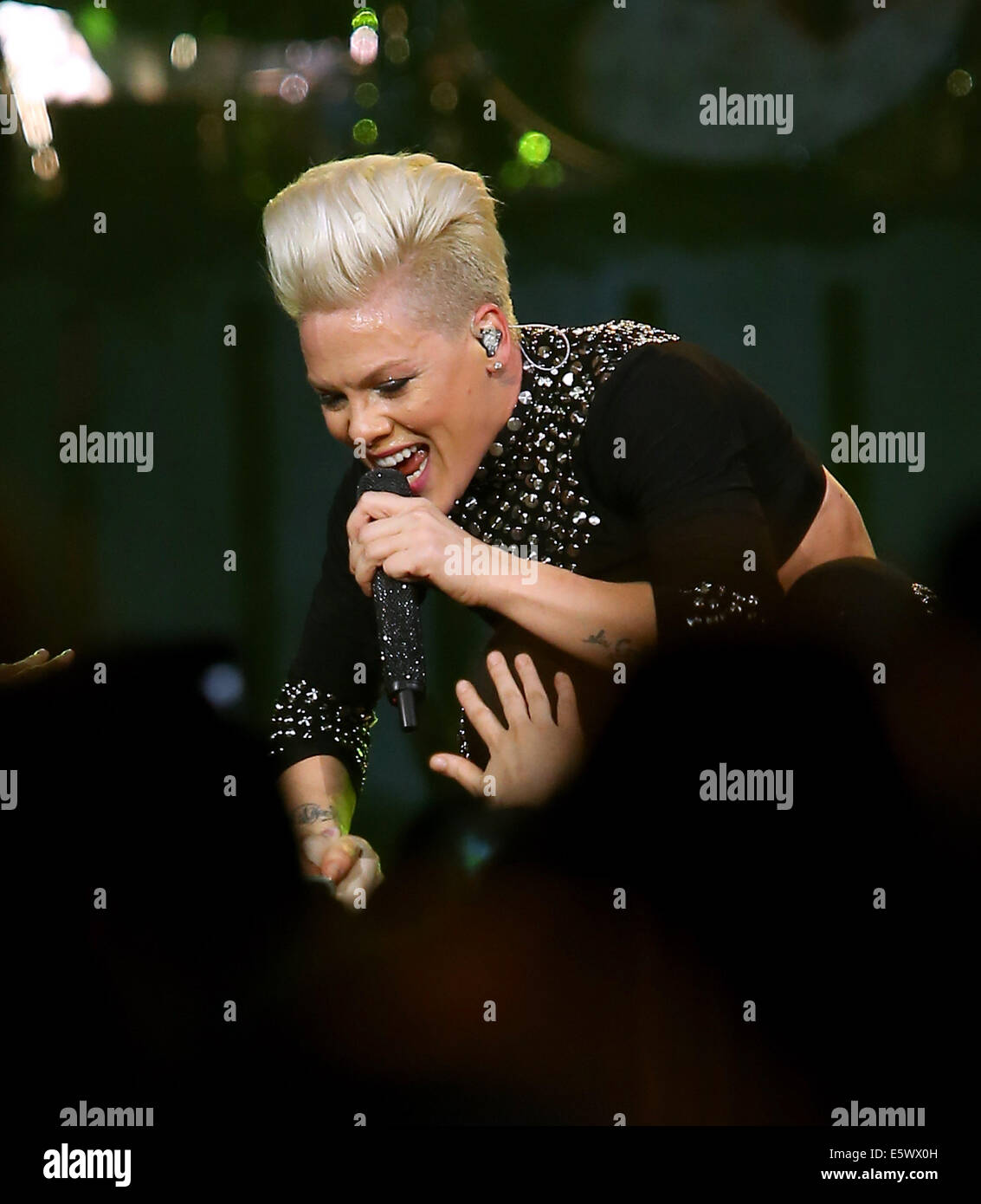 Pink Performs at MGM Grand Garden Arena Las Vegas Featuring: Pink Where ...