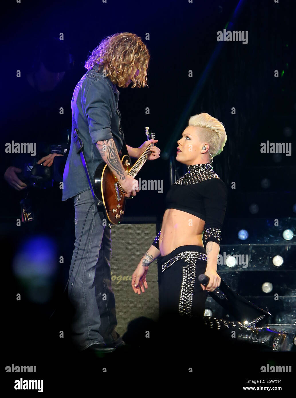 Pink Performs at MGM Grand Garden Arena Las Vegas Featuring: Pink ...