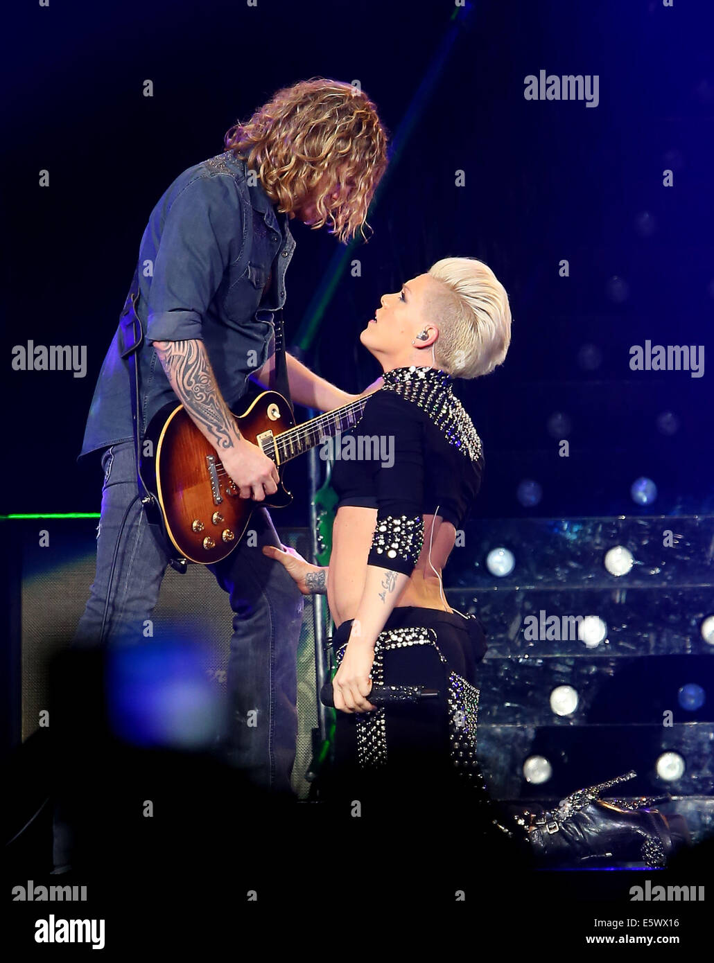 Pink Performs at MGM Grand Garden Arena Las Vegas Featuring: Pink ...