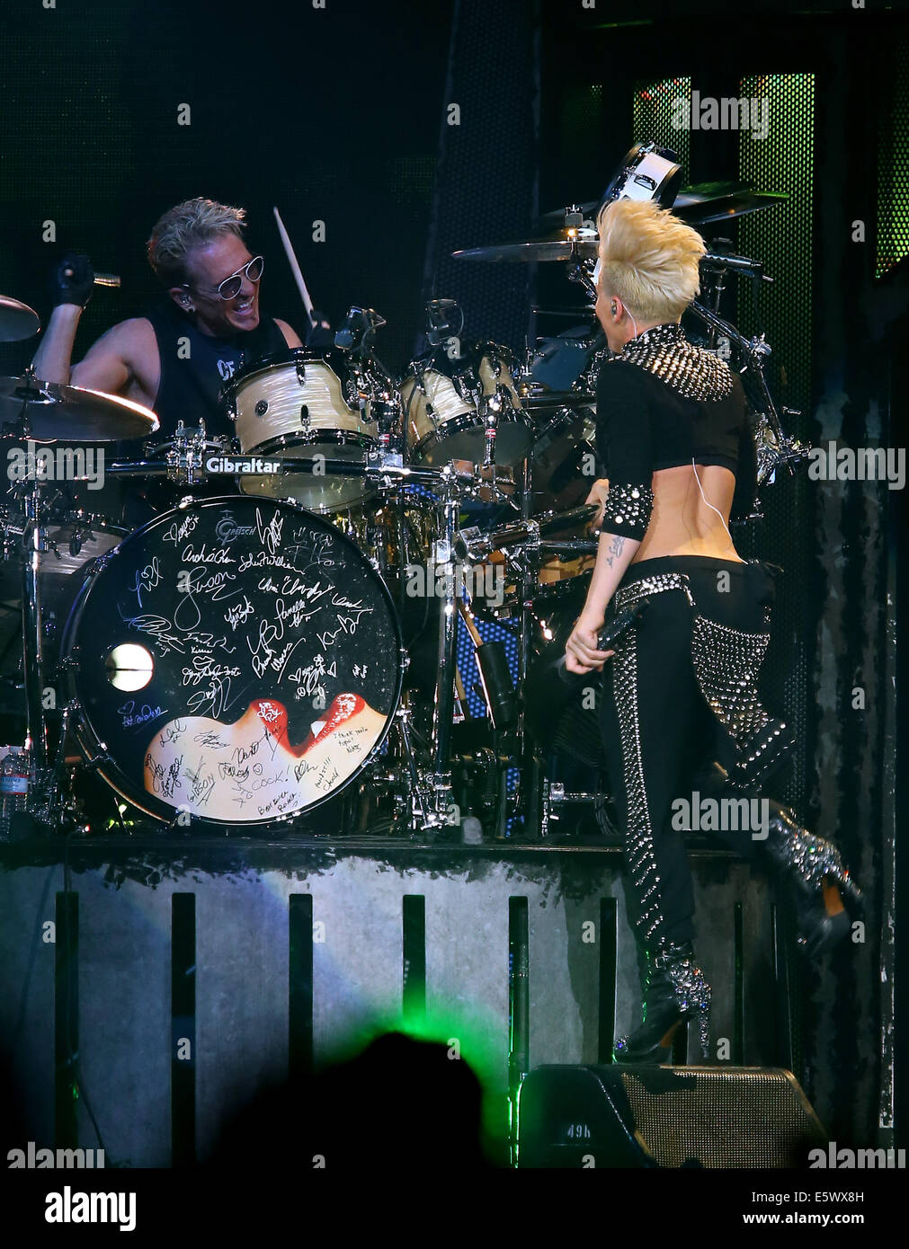 Pink Performs at MGM Grand Garden Arena Las Vegas Featuring: Pink Where ...