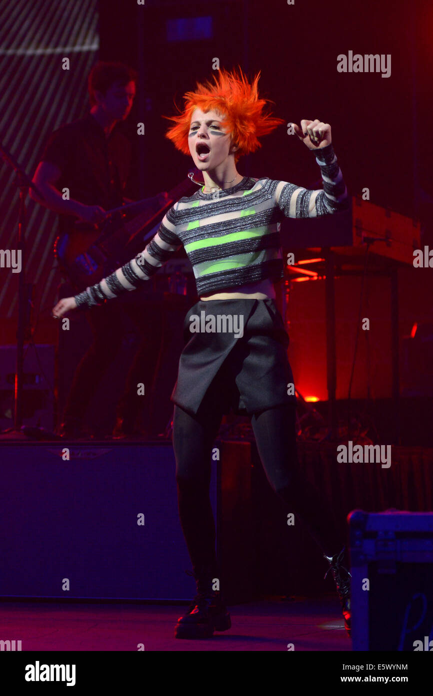 DirecTV's 8th Annual Celebrity Beach Bowl held at Pier 40 - Paramore ...