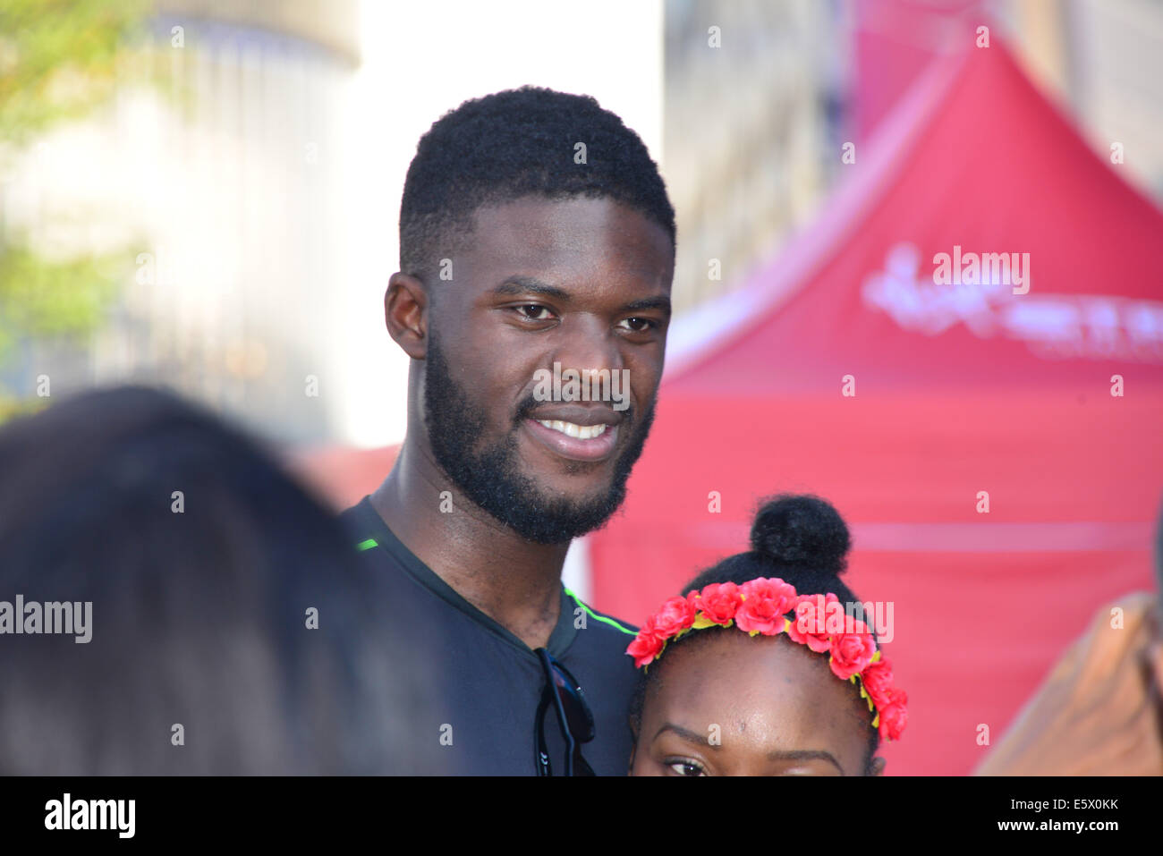 London,England, 7th August 2014 : Karl Lokko attends the Virgin STRIVE ...