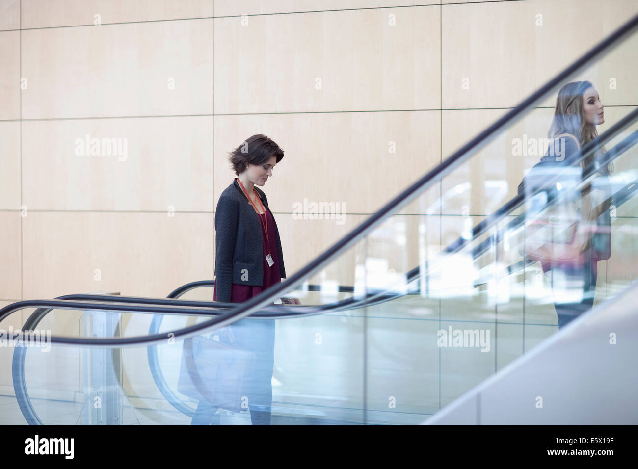 Moving escalator elevator hi-res stock photography and images - Alamy