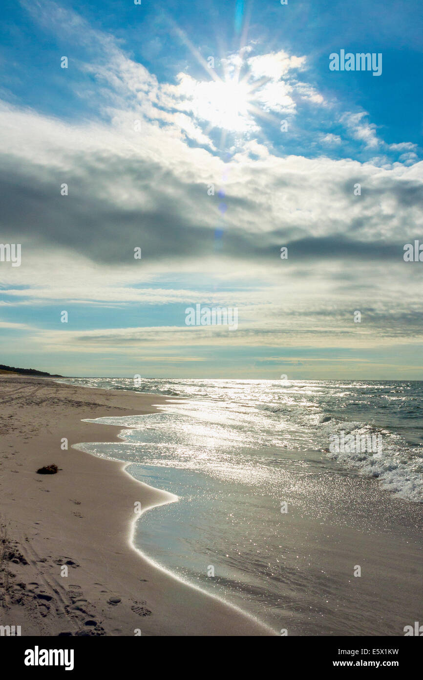 Beach in Bialogora, Poland Stock Photo - Alamy