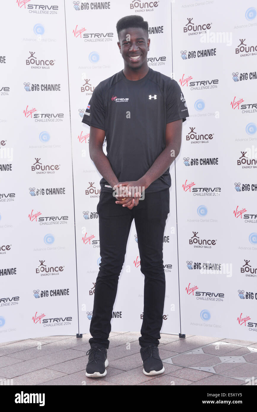 London, UK. 7th Aug, 2014. Jermain Jackman attends a photocall as the ...