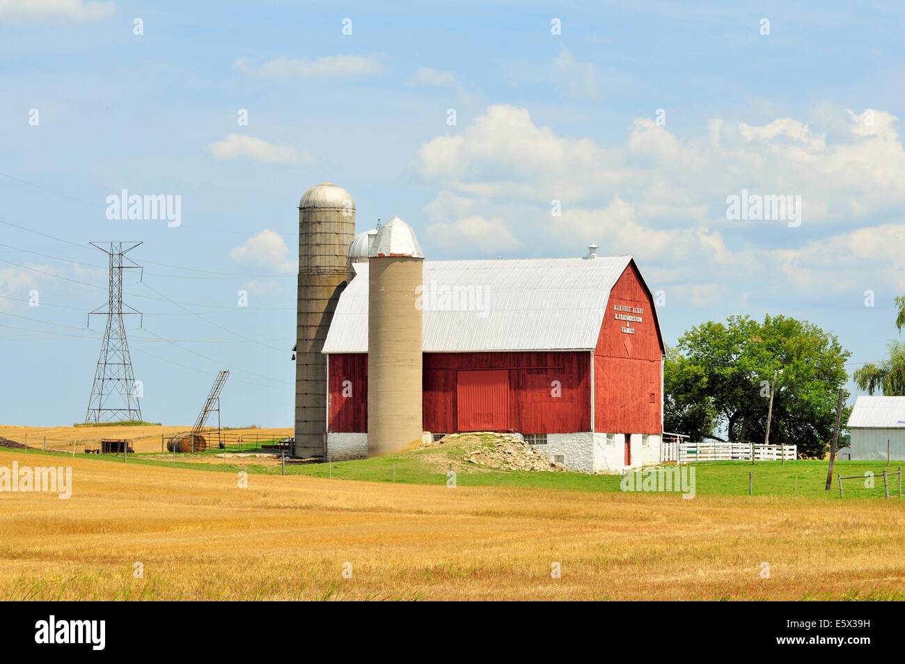 Red Silos High Resolution Stock Photography and Images - Alamy