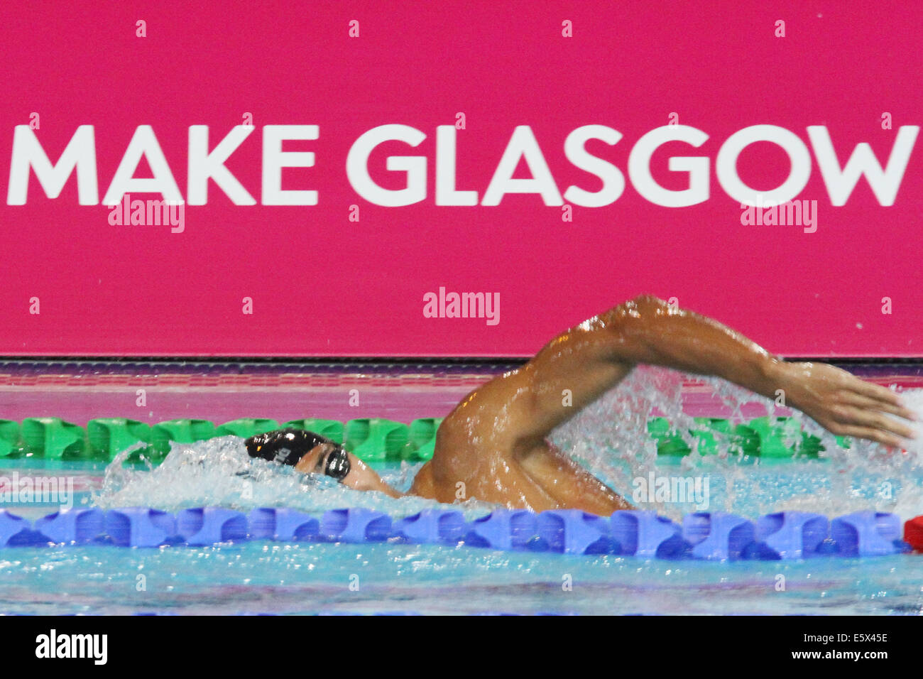 Dylan Carter of Trinidad & Tobago in the Mens 400m Freestyle Heats at ...