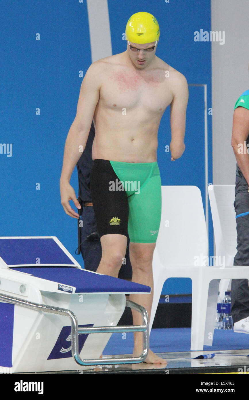 Matthew COWDREY of Australia in the mens 100m free S9 Heats at the ...
