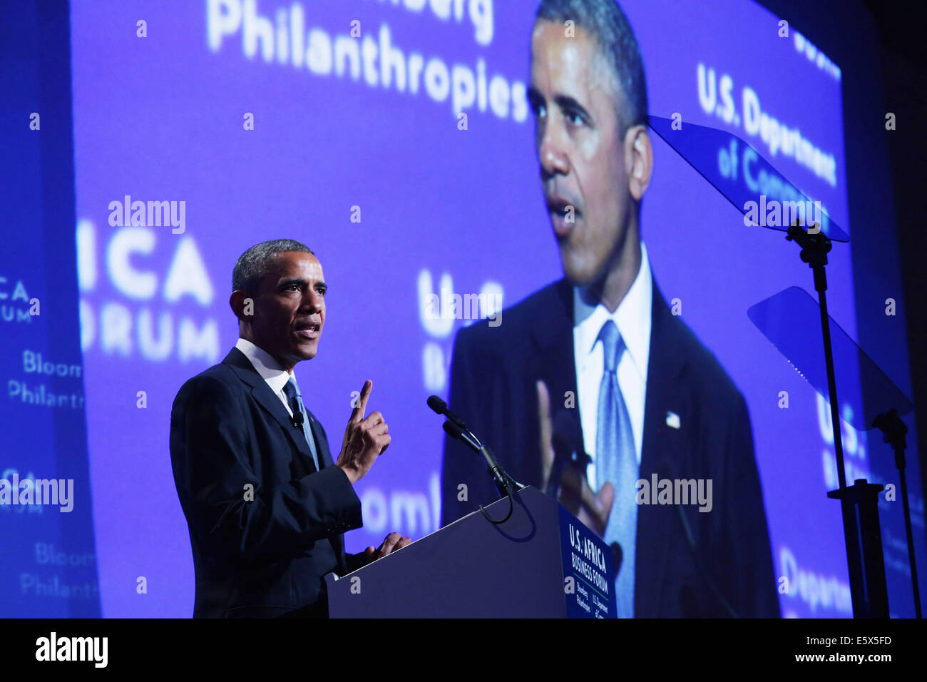 United States President Barack Obama delivers closing remarks during ...