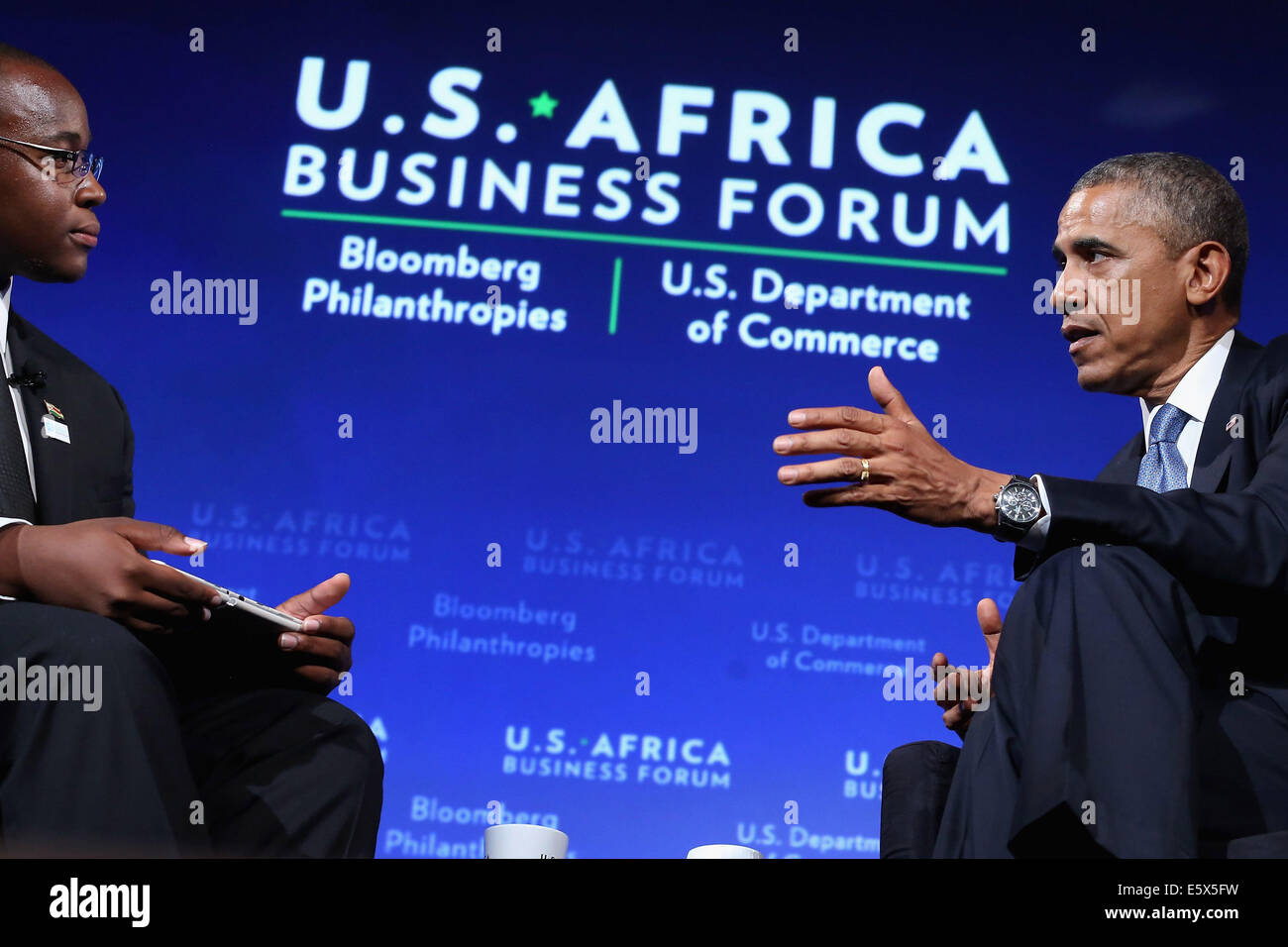 United States President Barack Obama engages in a question-and-answer ...