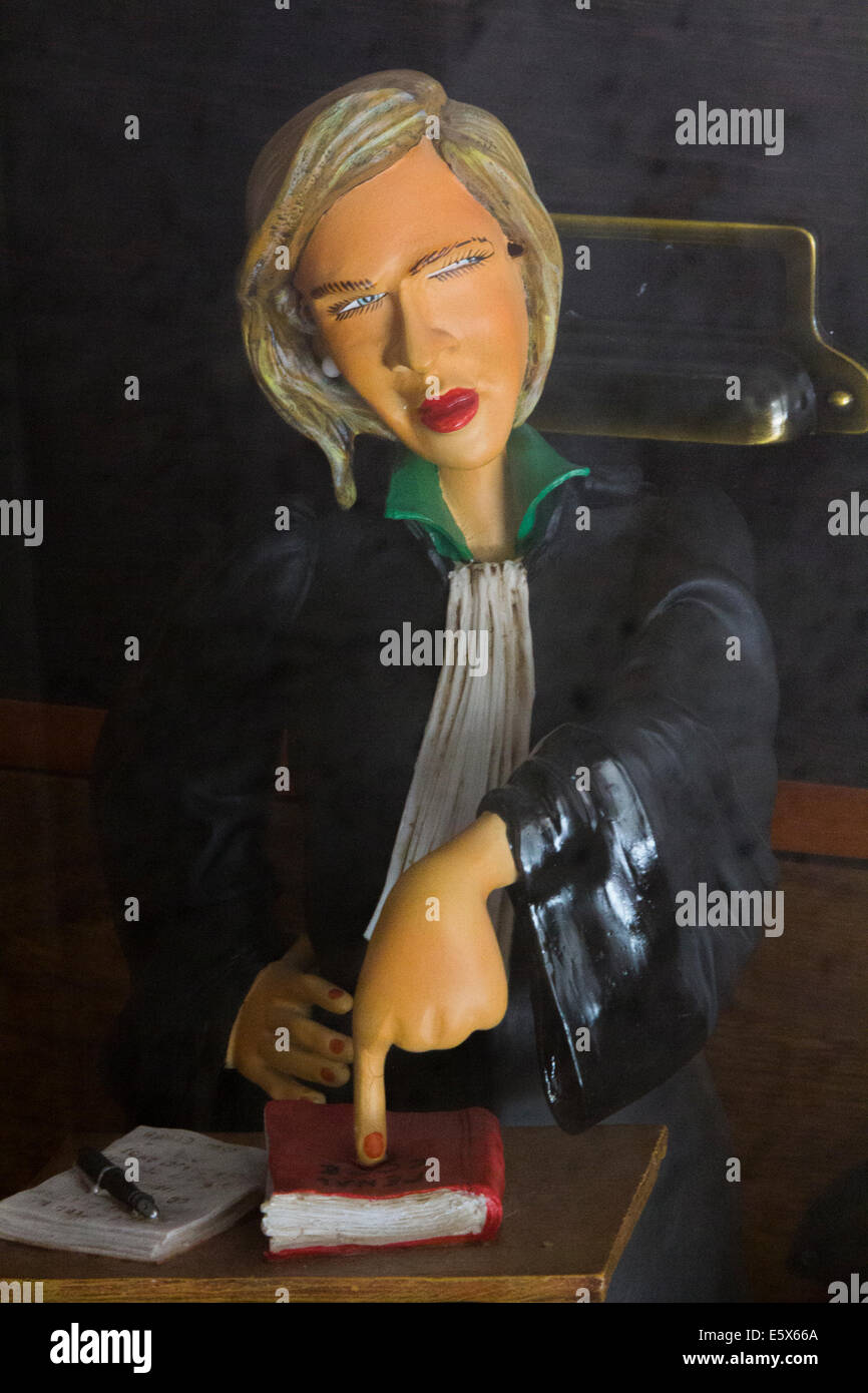doll law judge pointing Stock Photo - Alamy