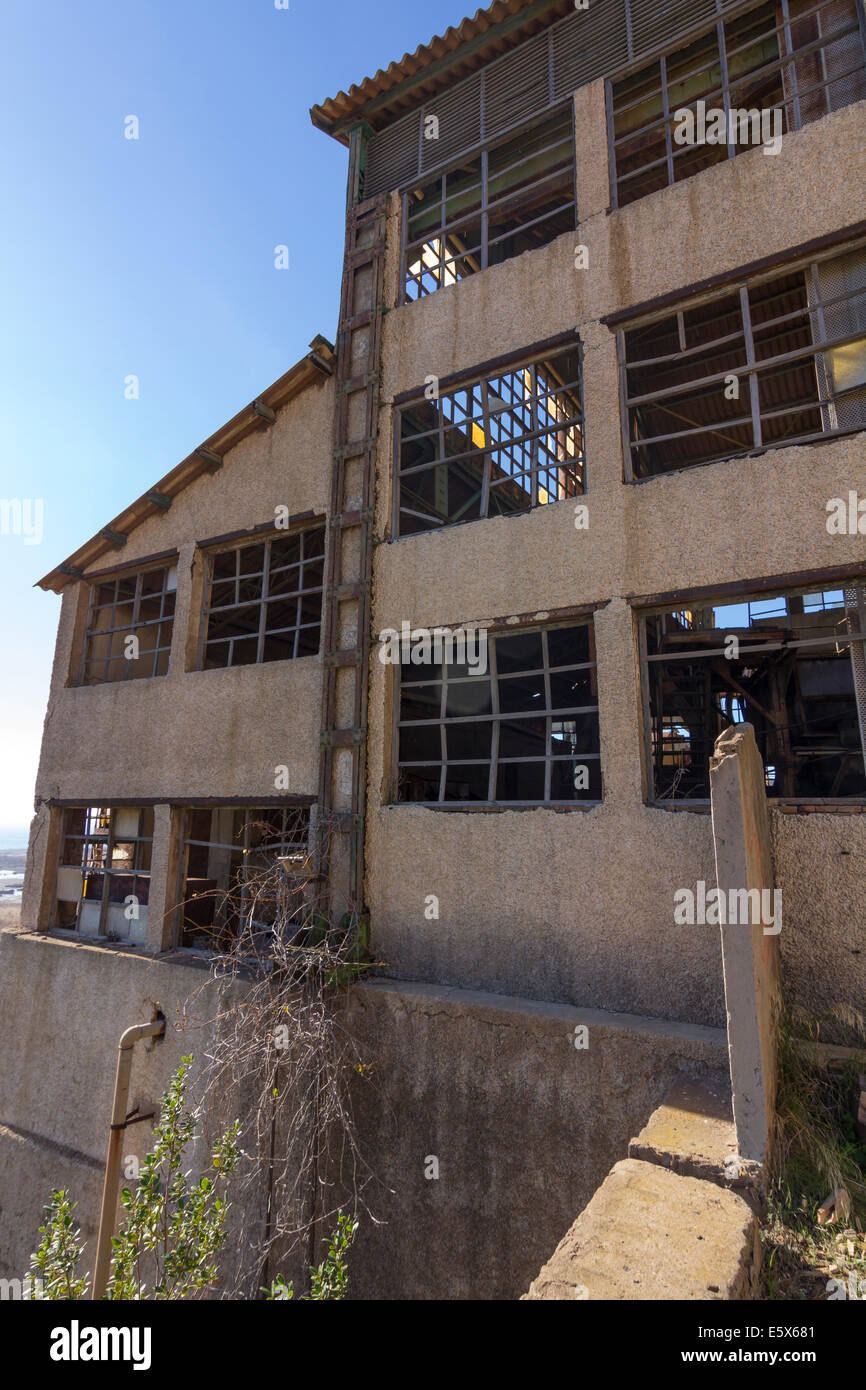 old factory abandoned coal processing Stock Photo - Alamy