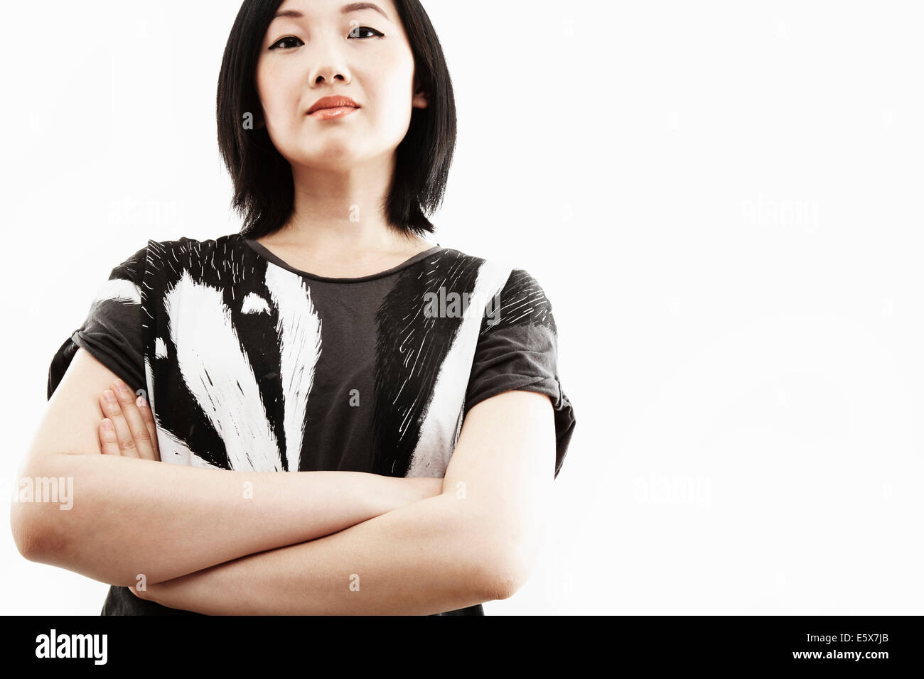 Head shot arms folded hi-res stock photography and images - Alamy