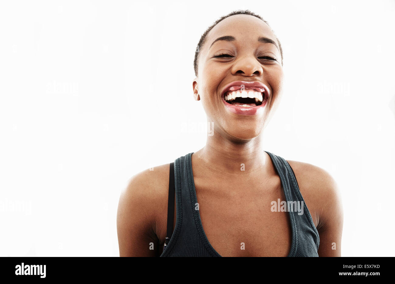 Female Laughing High Resolution Stock Photography and Images - Alamy