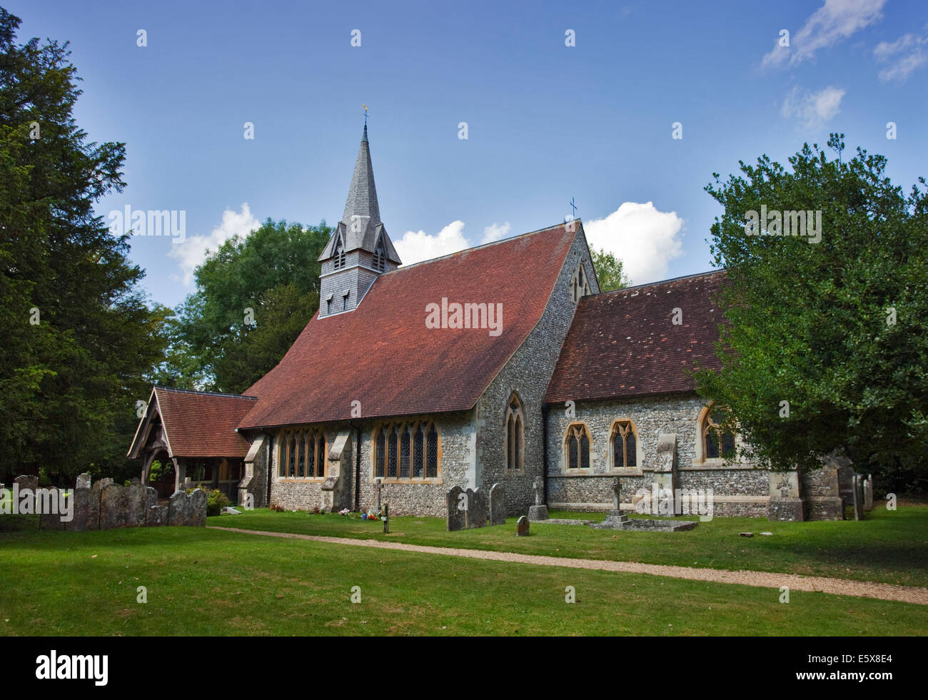 Wherwell church hi-res stock photography and images - Alamy