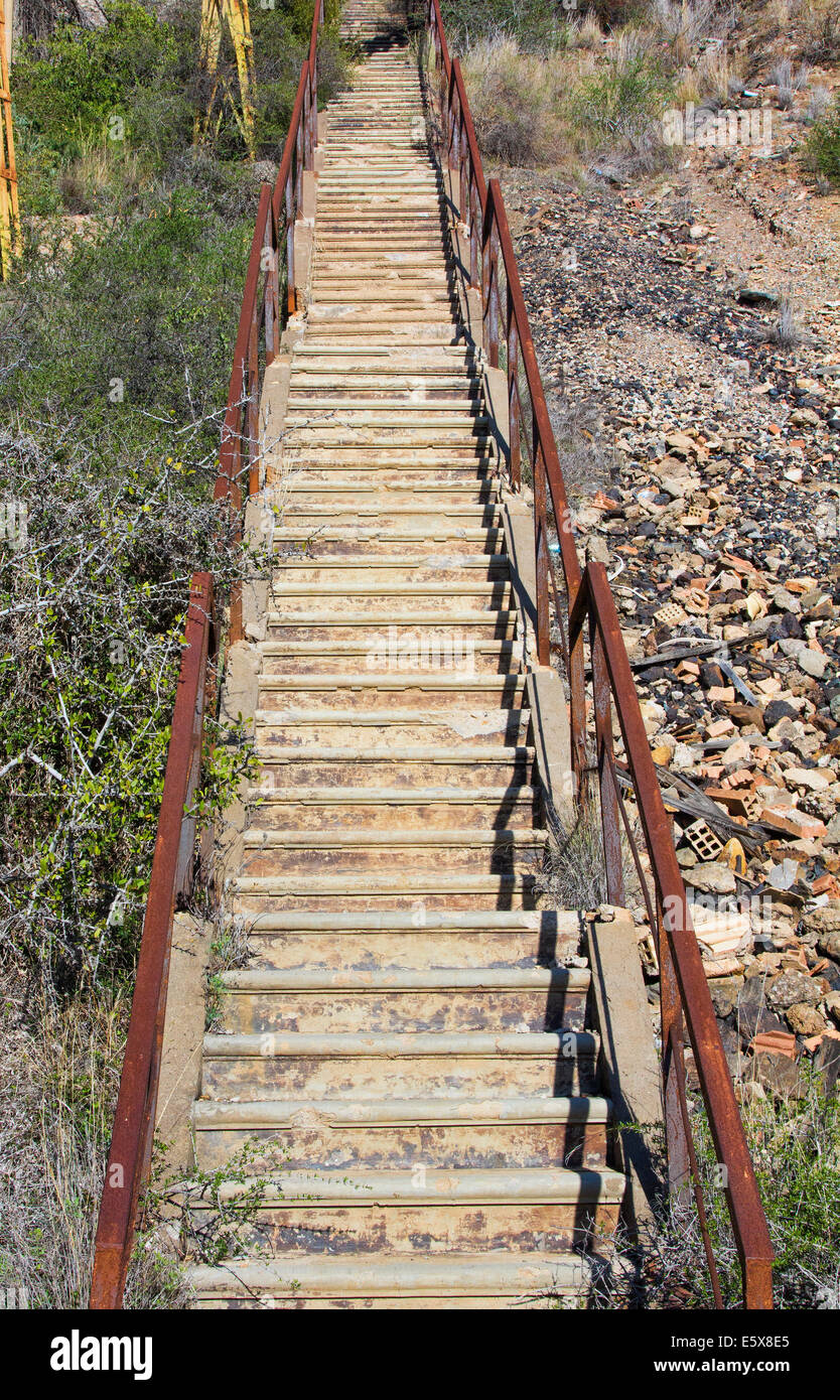rusty ladder of an abandoned Stock Photo - Alamy