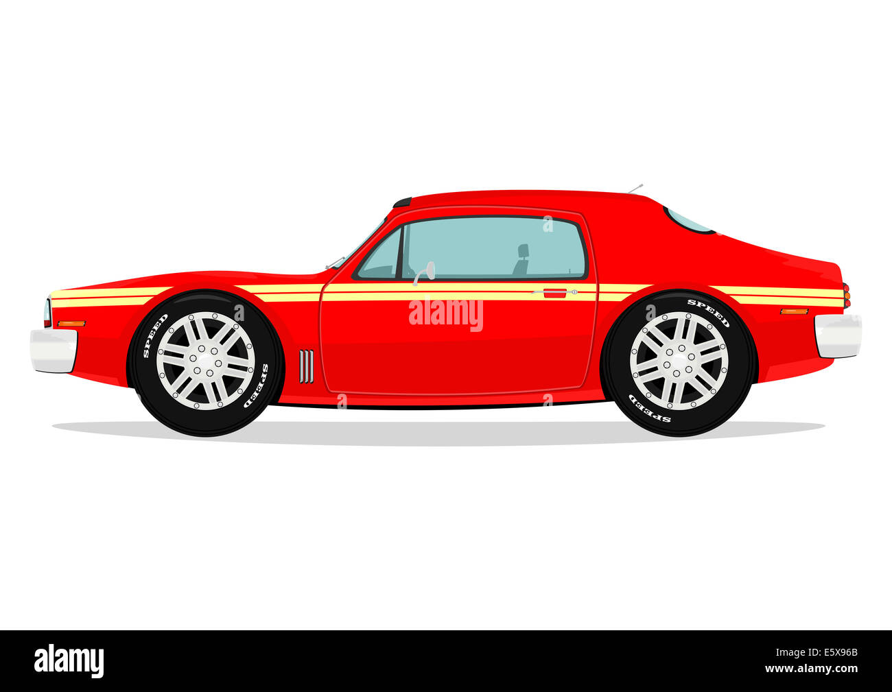 Muscle car engine Cut Out Stock Images & Pictures - Alamy