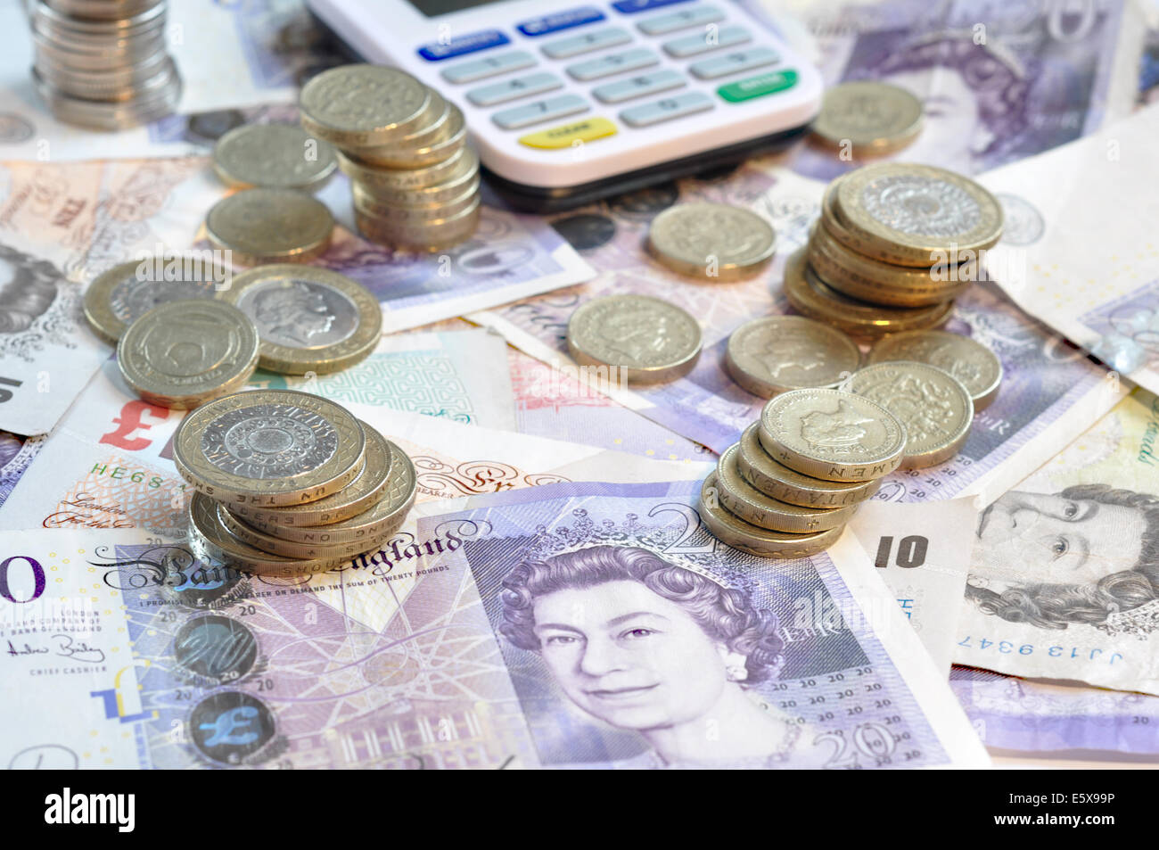 British coins envelope hi-res stock photography and images - Alamy