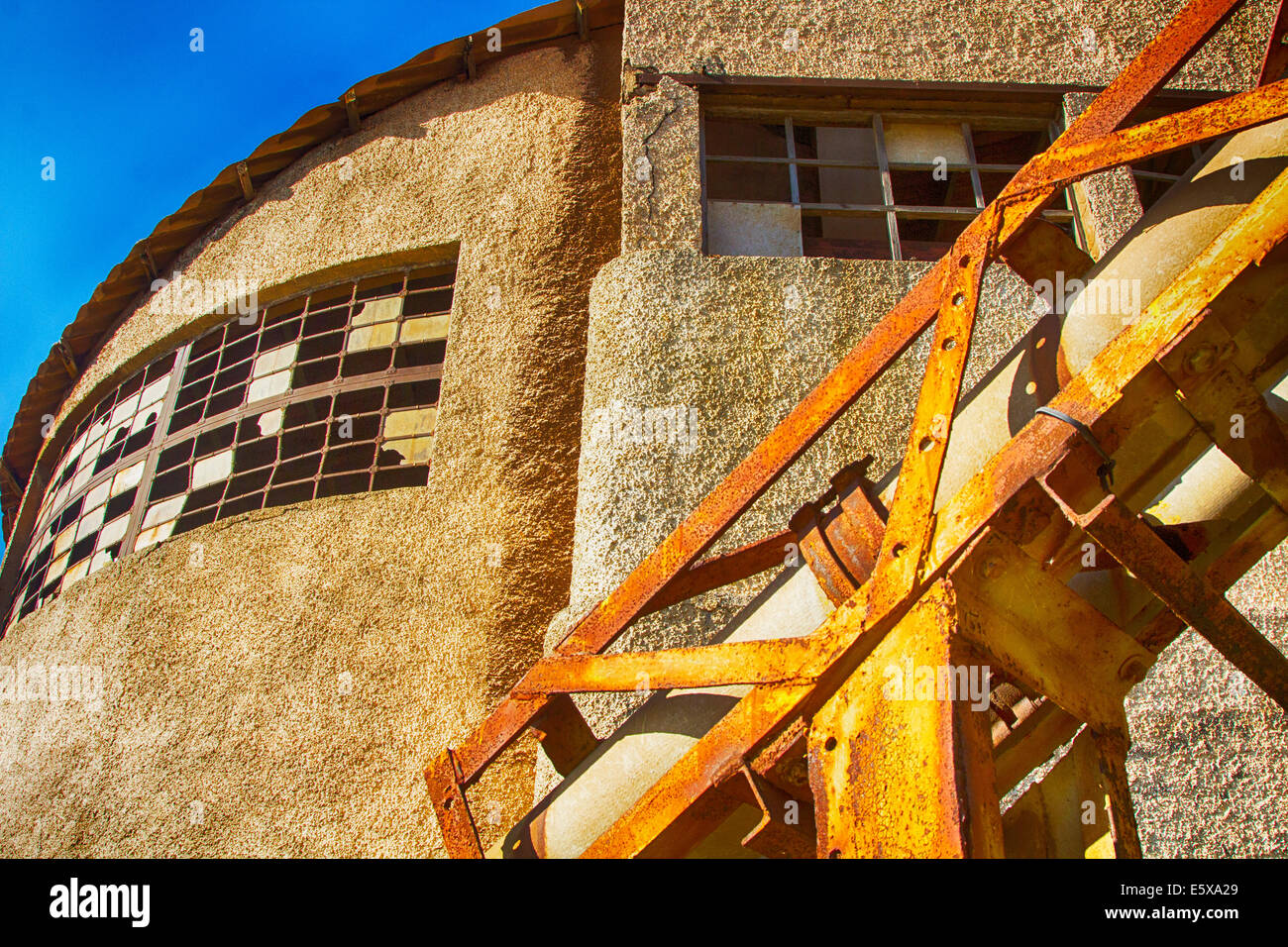 old factory abandoned coal processing Stock Photo - Alamy