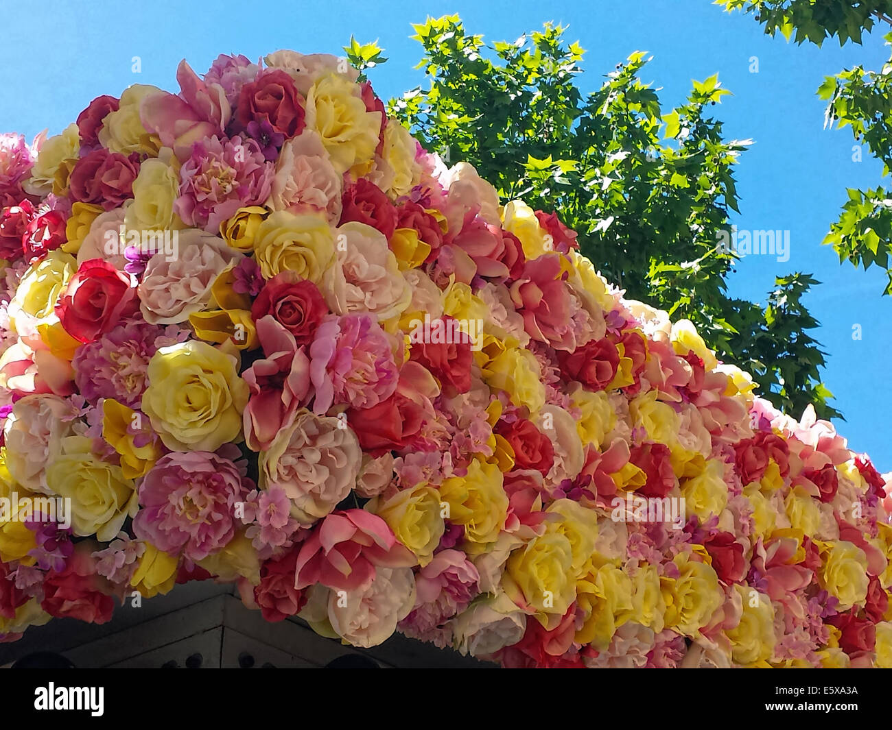 figure full of flowers Stock Photo - Alamy