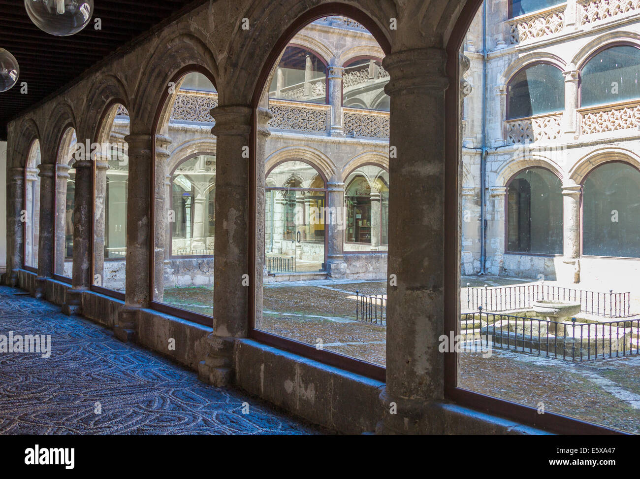 Historico arches and stone enclosure in the famous town of Alcala de ...