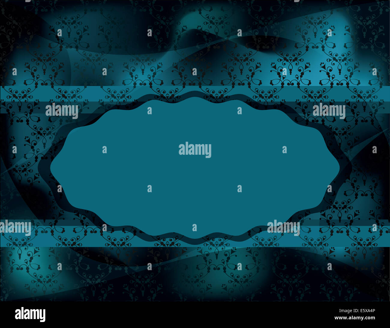 vintage blue background with nobody for text Stock Photo - Alamy