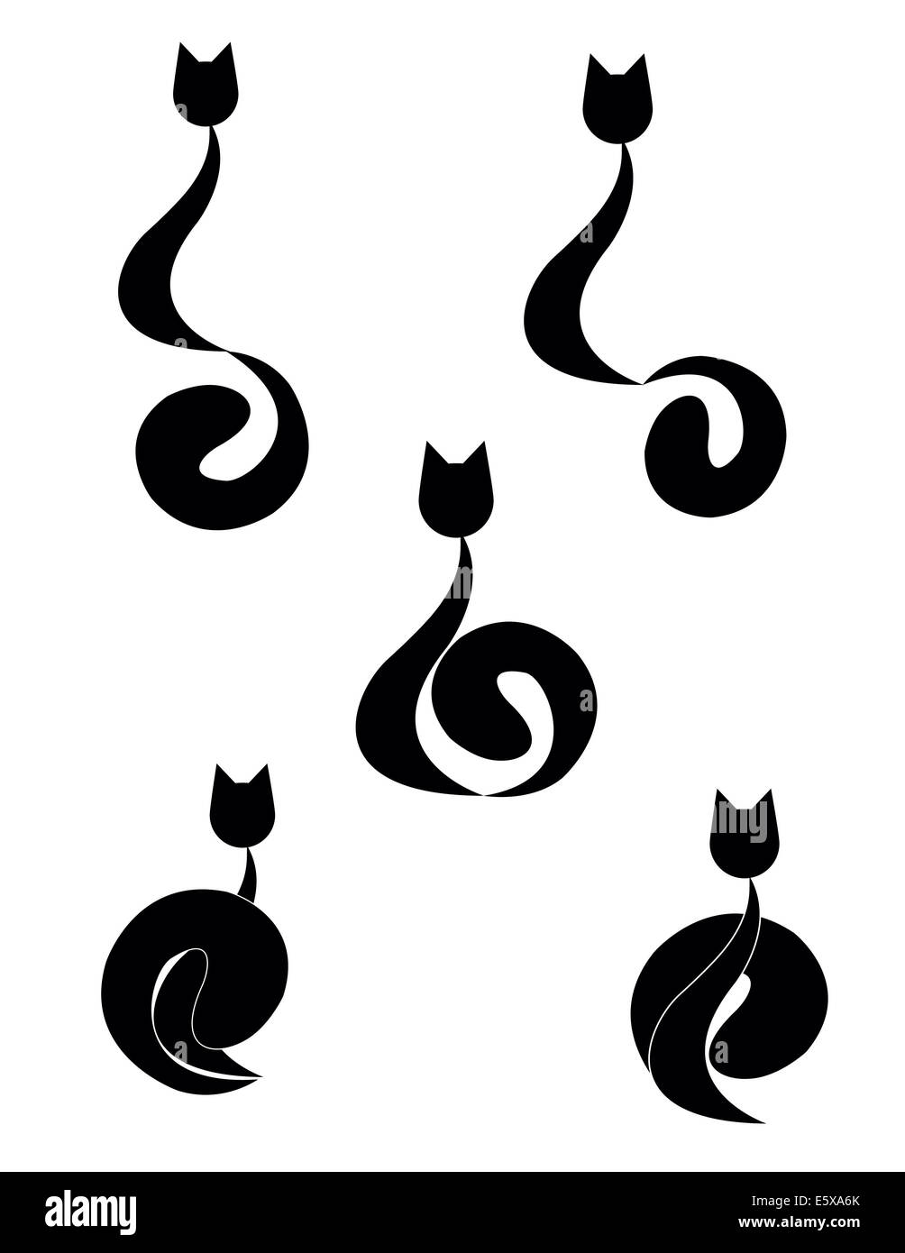 Cat elegance style graceful hi-res stock photography and images - Alamy