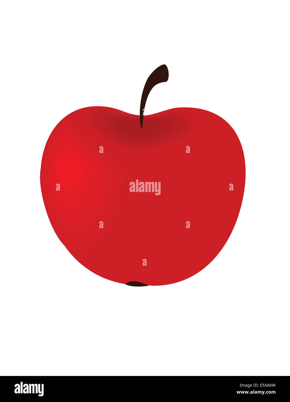 Vector apple red icon Cut Out Stock Images & Pictures - Alamy