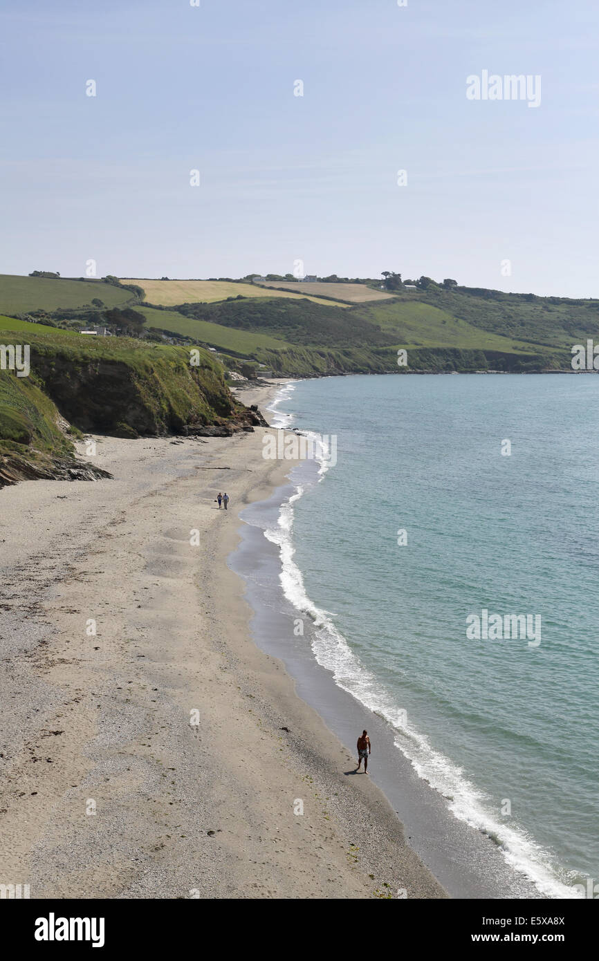 Pendower beach cornwall hi-res stock photography and images - Alamy