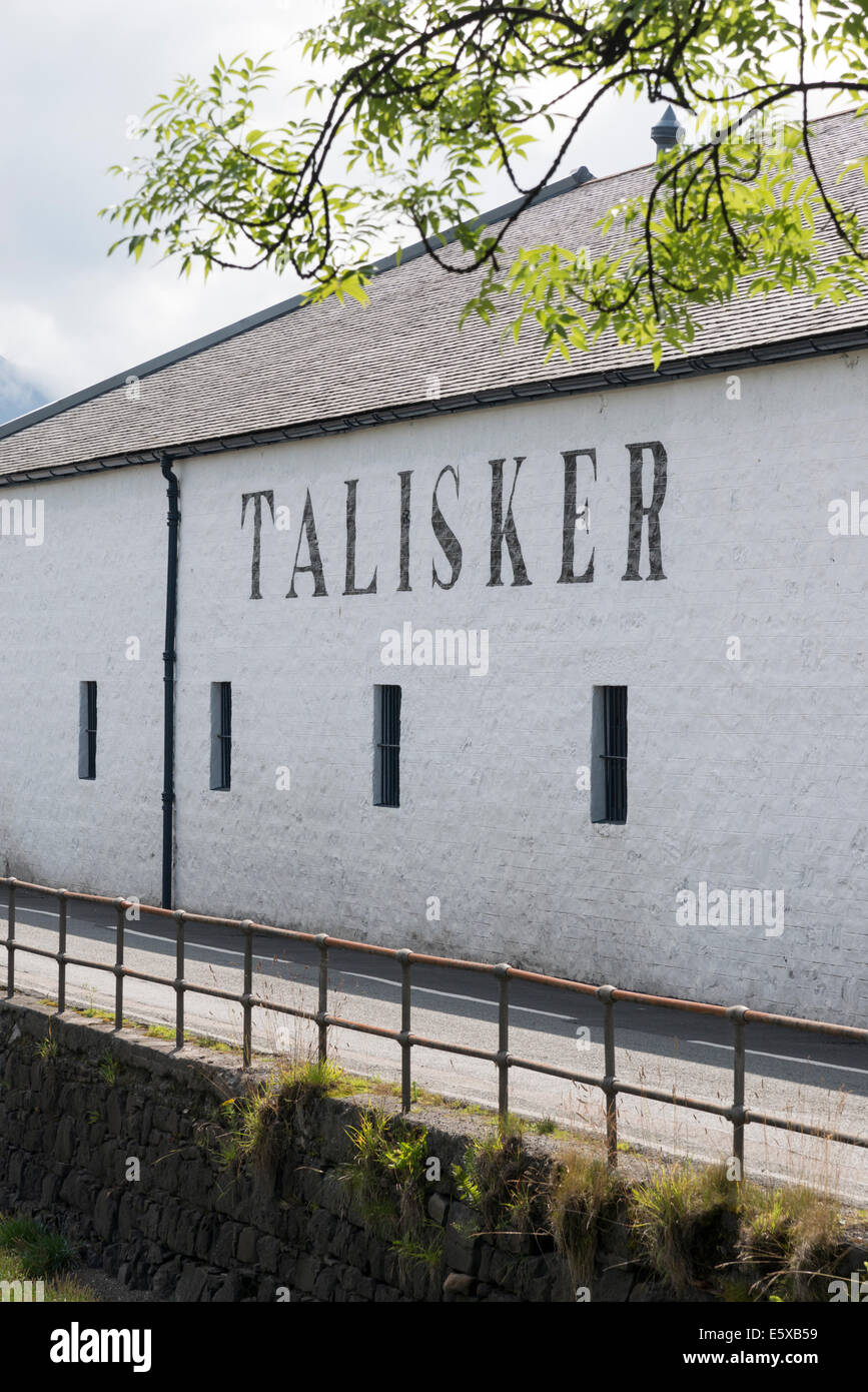 The Talisker distillery Isle of Skye Scotland UK Stock Photo - Alamy
