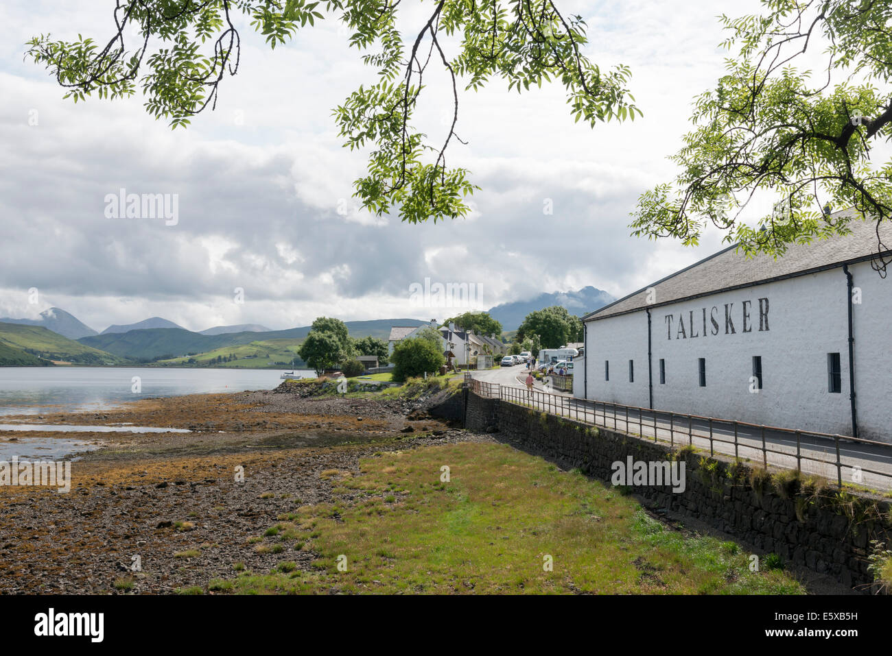 The Talisker distillery Isle of Skye Scotland UK Stock Photo - Alamy