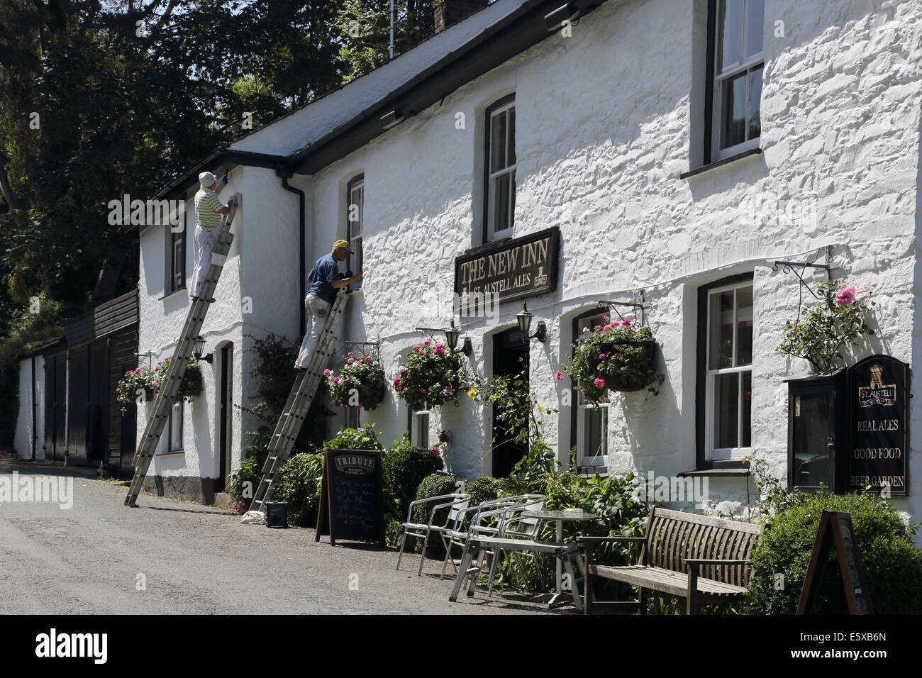 Veryan cornwall hi-res stock photography and images - Alamy