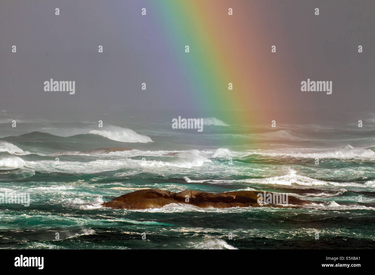 Rainbow storm gale clouds hi-res stock photography and images - Alamy