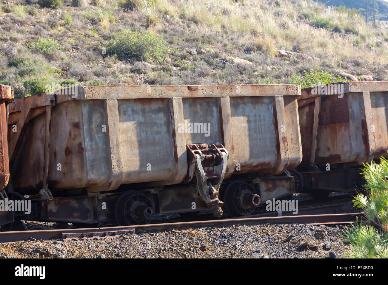 Gold mine cars hi-res stock photography and images - Alamy