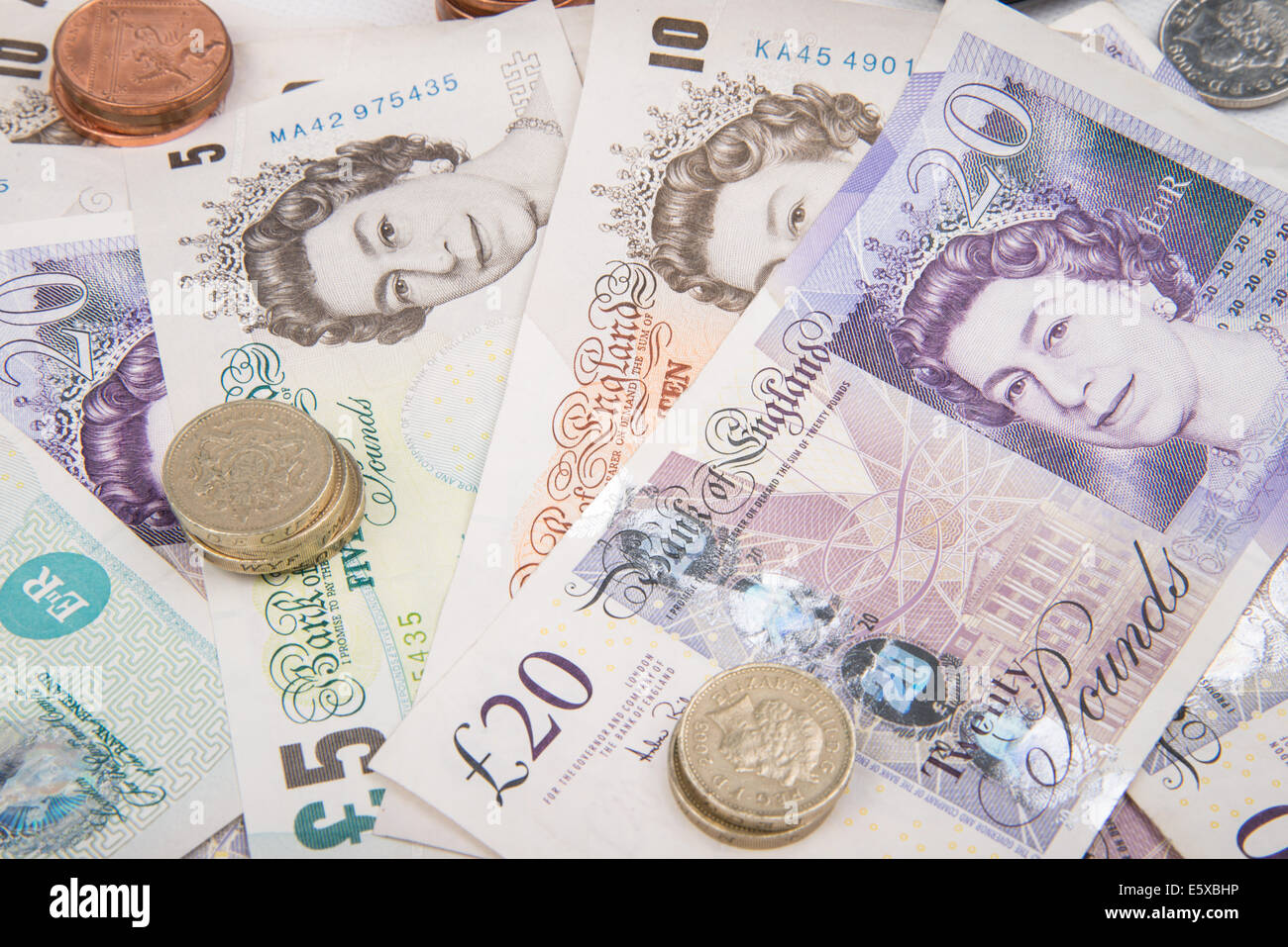 British coins envelope hi-res stock photography and images - Alamy