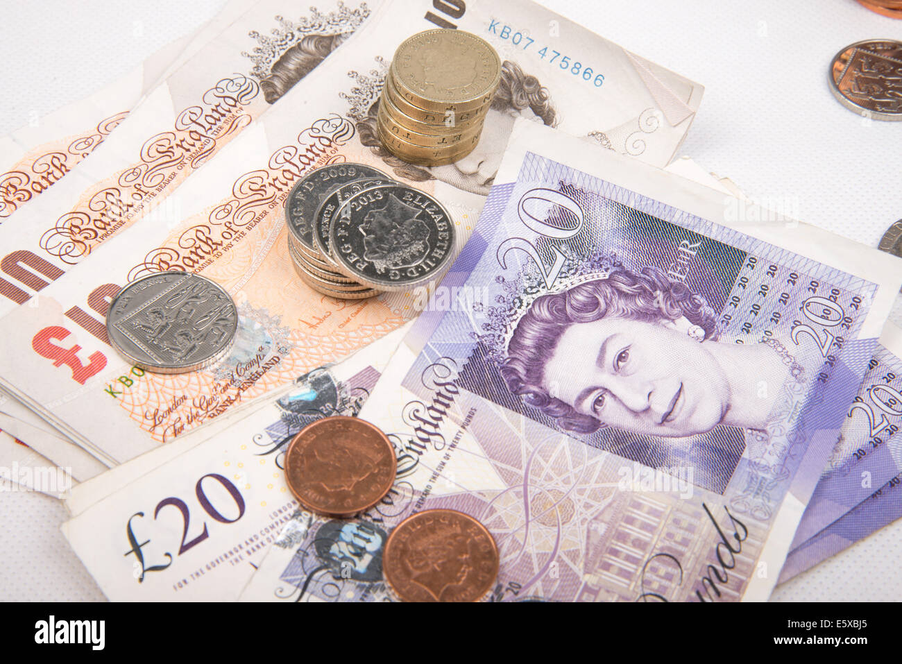 British pound sterling money Stock Photo - Alamy