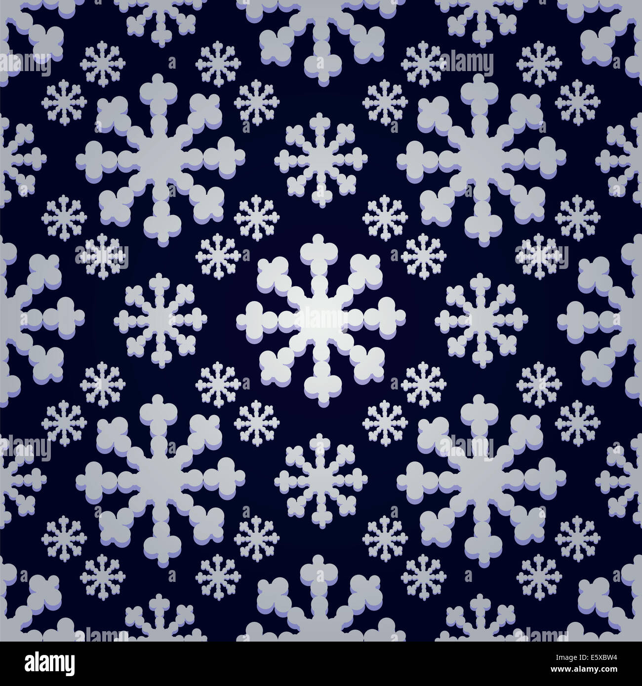 Blue ice snowflake decorative hi-res stock photography and images - Alamy